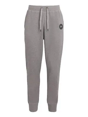 Canada Goose Huron Jogger Sweatpants With Embroidered Logo - Grey