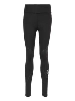 Adidas By Stella McCartney Truepace Mid-rise Leggings - Black