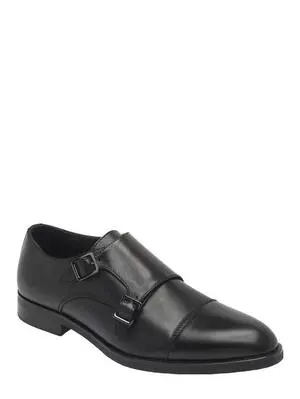 Nordstrom Nordstrom Edison Double Monk Strap Shoe Black