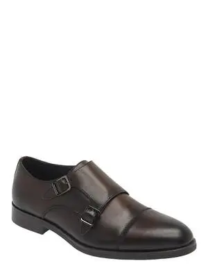 Nordstrom Nordstrom Edison Double Monk Strap Shoe Brown Clove
