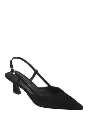 STUART WEITZMAN Vinnie 50 Slingback Pump - Black
