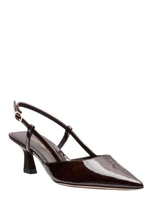 STUART WEITZMAN Vinnie 50 Slingback Pump - Midnight Espresso