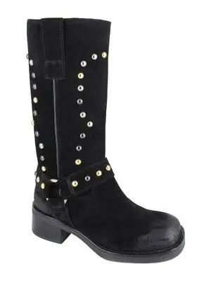 ZIGI ZIGI Cinnia Studded Water Resistant Boots Black