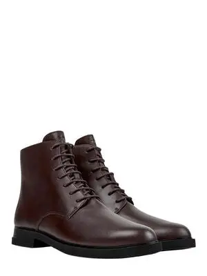 Camper Iman Water Repellent Boots - Dark Brown