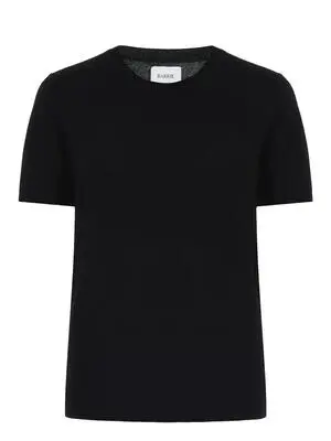 BARRIE Cashmere T-shirt - Black