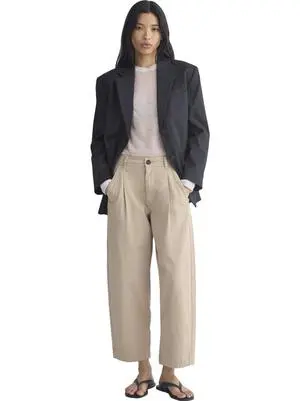 Everlane Everywhere Barrel Leg Pant - Trench Coat Khaki