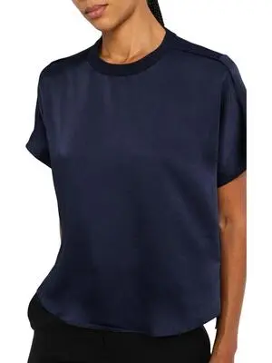 Simkhai Addy Knit T-shirt - Dkblue