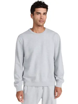 Reigning Champ Midweight Terry Classic Crewneck - Heather Grey