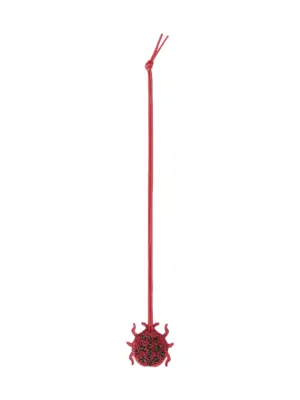 Loewe LOEWE Beaded Ladybug Charm Multi