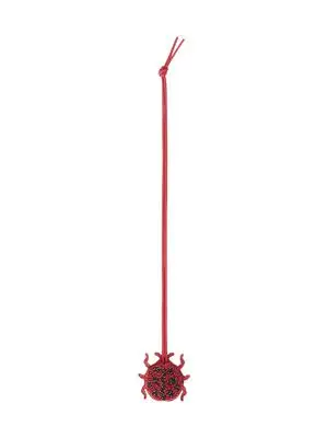 Loewe Beaded Ladybug Charm - Red