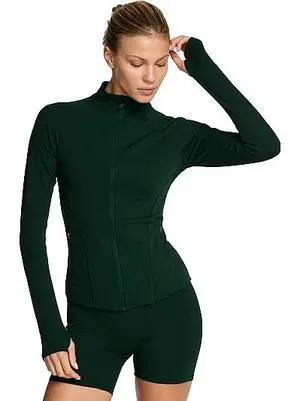 Victoria's Secret Vsx Elevate™ Full-zip Jacket - Green