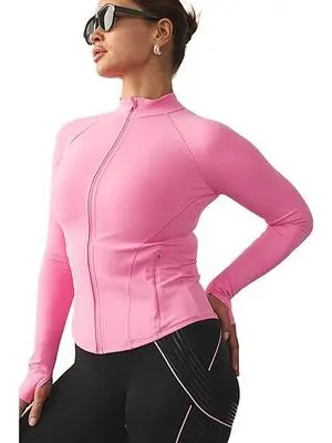 Victoria's Secret Vsx Elevate™ Full-zip Jacket - Pink