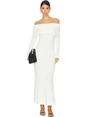 LOVERS AND FRIENDS Sade Maxi Knit Dress - Ivory