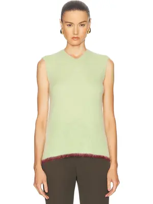 ZANKOV Yasemin Knit Vest - Pistachio