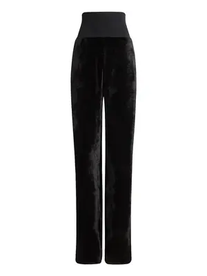 Alaïa Velvet Pant - Noir Alaia