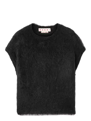 Marni Brushed Mohair-blend Sweater - Black