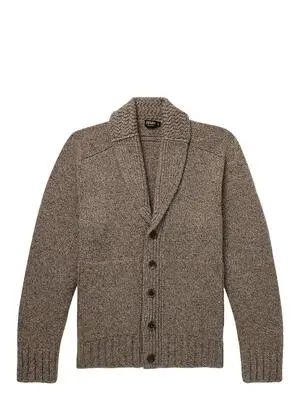 Zegna Shawl-collar Oasi Cashmere Cardigan - Brown