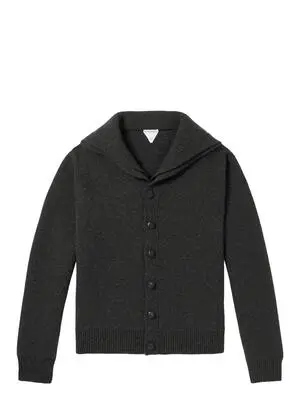 Bottega Veneta Bottega Veneta Wool Cardigan Gray