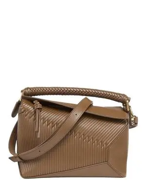 Loewe Puzzle Edge Shoulder Bag - Tundra