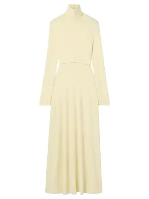 Proenza Schouler White Label Cutout Jersey Maxi Dress - Yellow