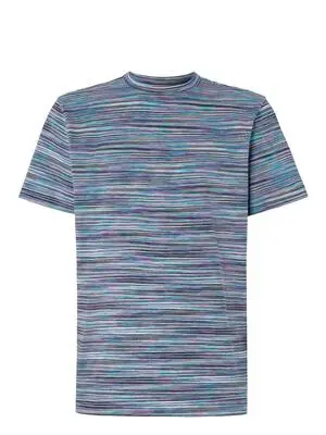 Missoni Slub Cotton T-shirt - Blue