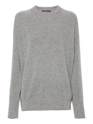 Fabiana Filippi Ribbed Knit Sweater - Grey