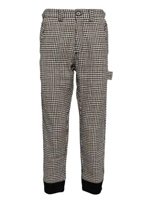 PRIVATE STOCK LABS The Marshall Houndstooth Pants - Black
