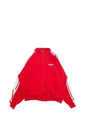 SAINT MXXXXXX Logo-embroidered Track Jacket - Red
