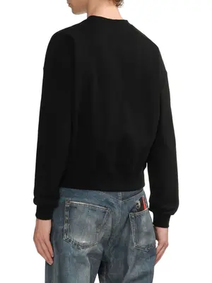 Andersson Bell Logo-embroidered Sweatshirt - Black