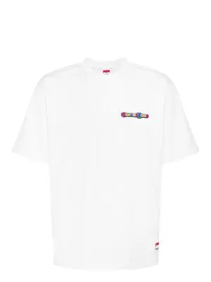 GROUND ZERO Logo-print Cotton T-shirt - White