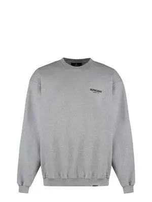 REPRESENT Logo-printed Sweatshirt - Grey