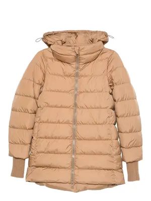Herno Hooded Padded Coat - Brown
