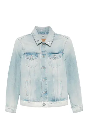 MAISON MARGIELA Distressed Denim Jacket - Blue