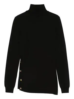 ELISABETTA FRANCHI Roll-Neck Fine Knit Sweater