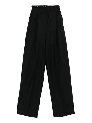 Sportmax Kiens Wide Leg Trousers - Black