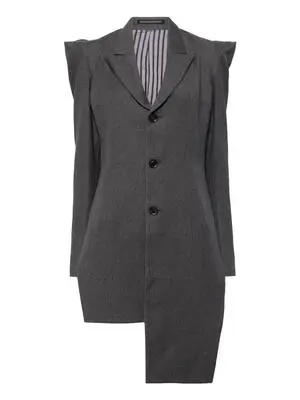 YOHJI YAMAMOTO Yohji Yamamoto Asymmetric Single-Breasted Blazer