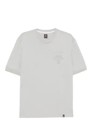 Boggi Milano Logo-embossed T-shirt - Grey