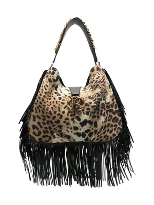 ROBERTO CAVALLI Roberto Cavalli Jaguar Print Shoulder Bag