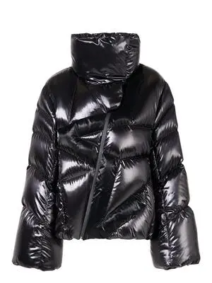 Perfect Moment Ariel Down Bomber Jacket - Black-liquid