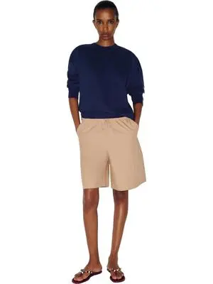 REFORMATION Emma Classic Crewneck Sweatshirt - Blue