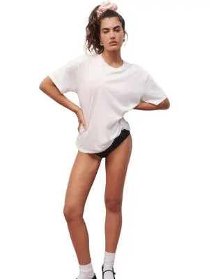 REFORMATION Liam Oversized T-Shirt White