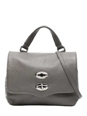 ZANELLATO Zanellato Postina Daily Leather Handbag Grey