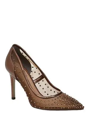 Sam Edelman Sam Edelman Hazel Mesh Pointed Toe Pump Bronze Metallic