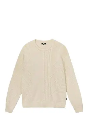 StÜssy Patchwork Sweater - Natural
