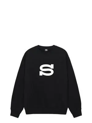 StÜssy Letterman Crew - Black