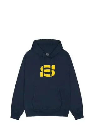 StÜssy Letterman Hoodie - Navy Blue