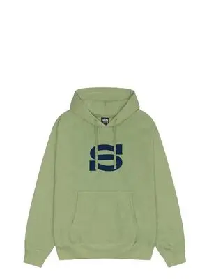 StÜssy Letterman Hoodie - Moss