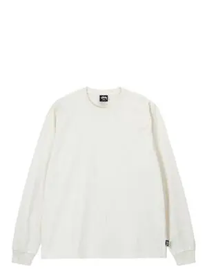 StÜssy Pigment Dyed Long Sleeve Crew - Natural