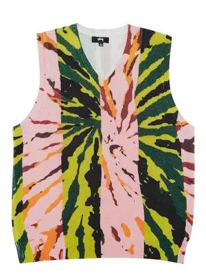StÜssy Printed Sweater Vest - Pink