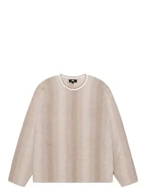 StÜssy Shadow Stripe Sweater - Natural